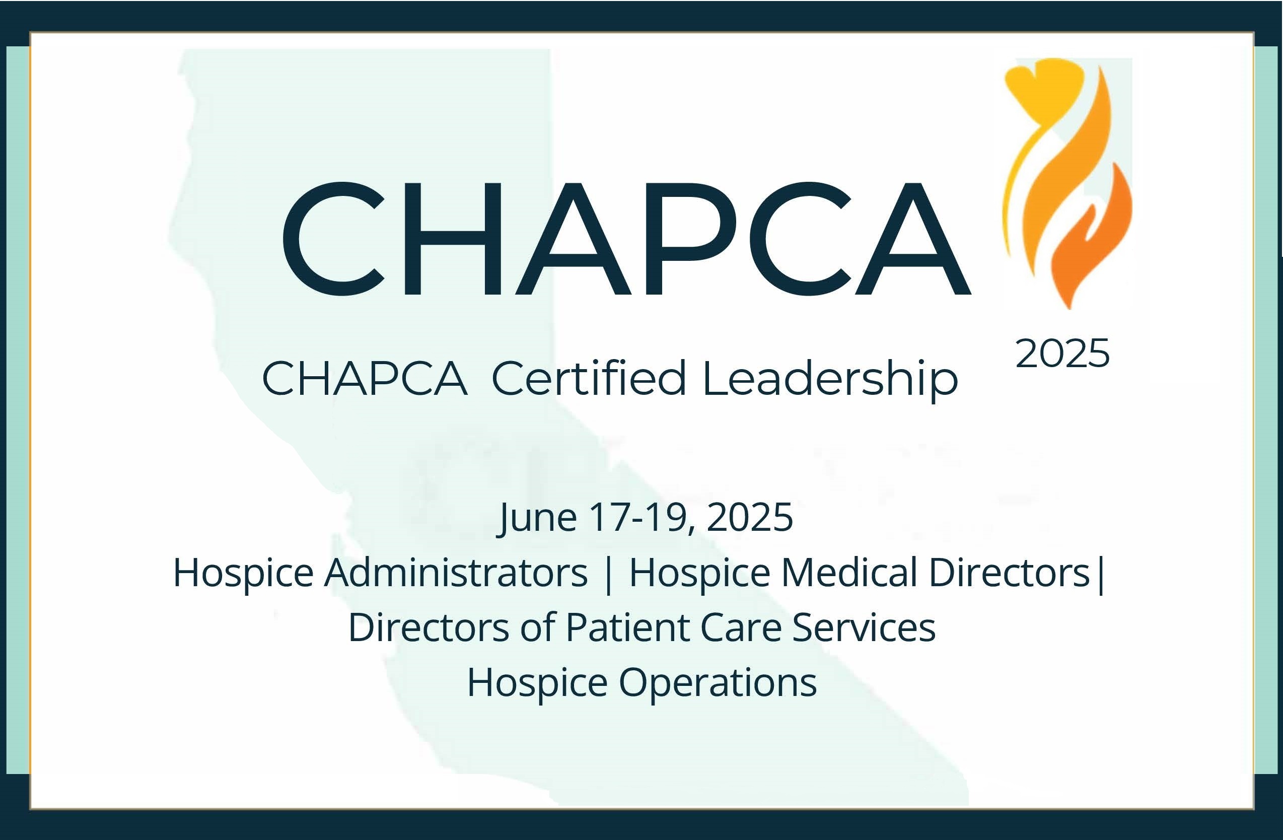IAGH Attends Inaugural CHAPCA Certified Leadership Program