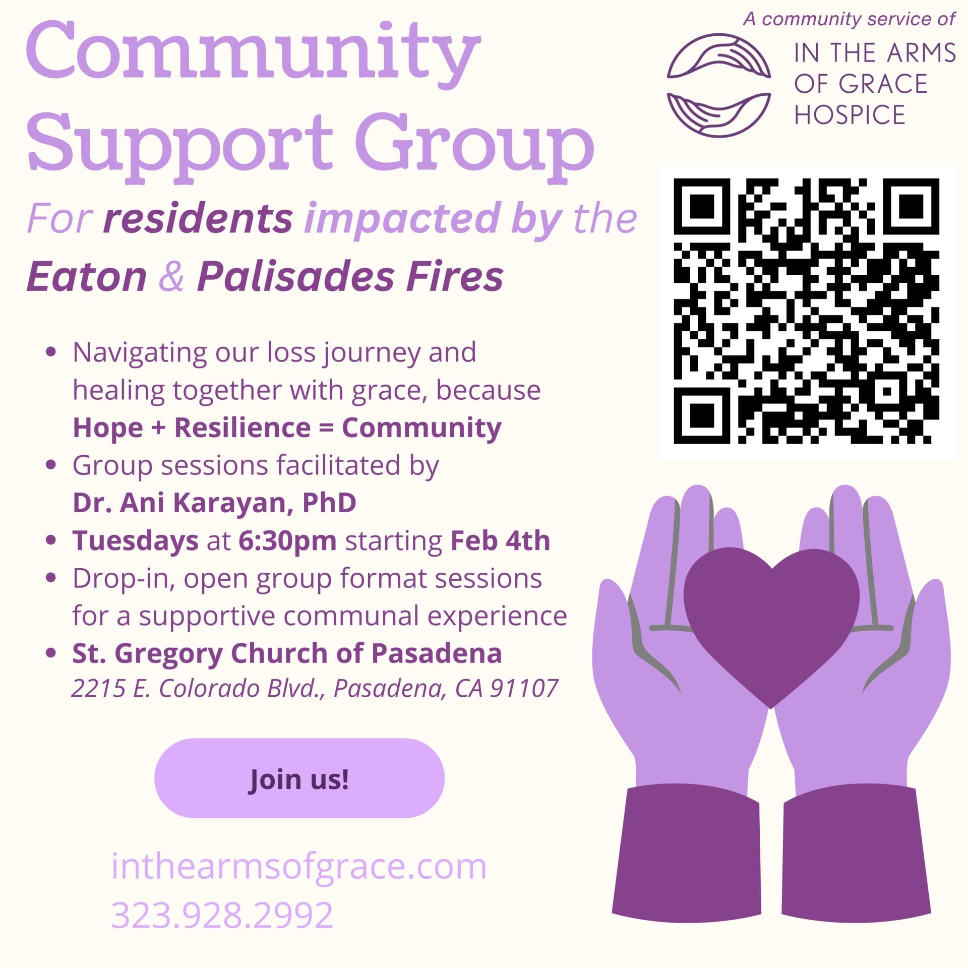 IAGH Announces Community Support Group for Eaton and Palisades Wildfire ...